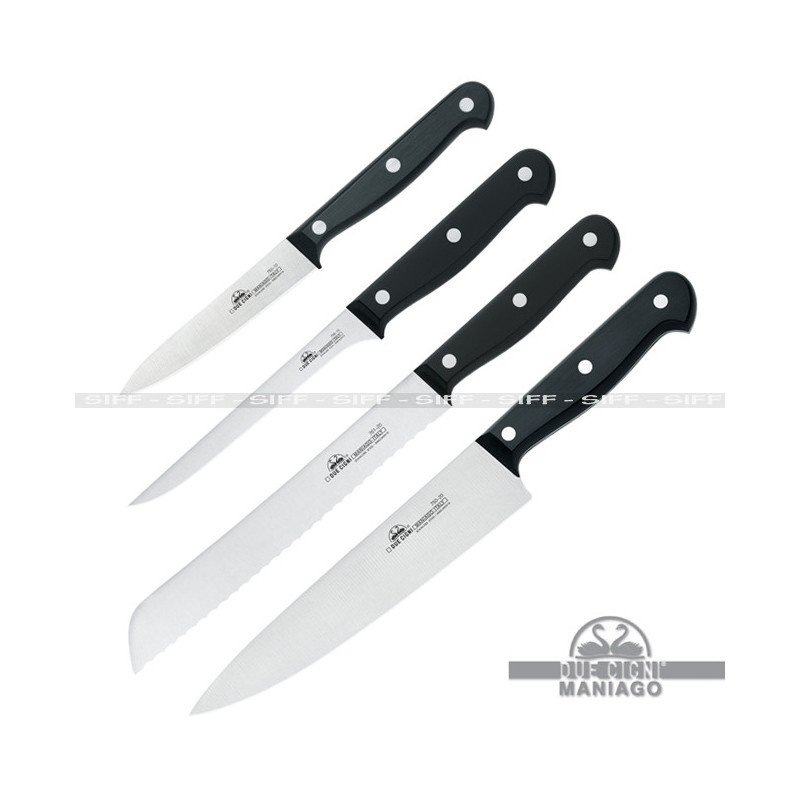 Ceppo coltelli cucina DUE CIGNI - COMBO Calamitato - Vendita Maniago